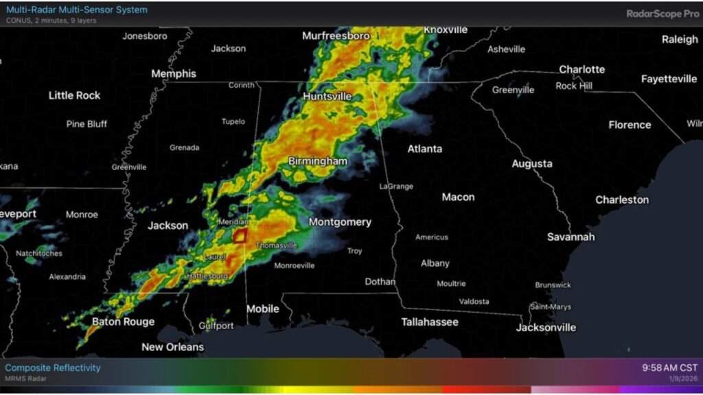 Alabama Faces Multiple Rounds of Heavy Rain and Isolated Severe Storms ...