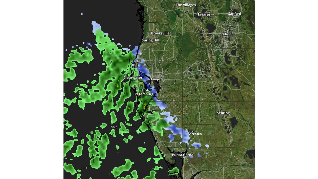 Arctic Front Could Trigger Rare Ocean-Effect Snow Showers Near Tampa ...