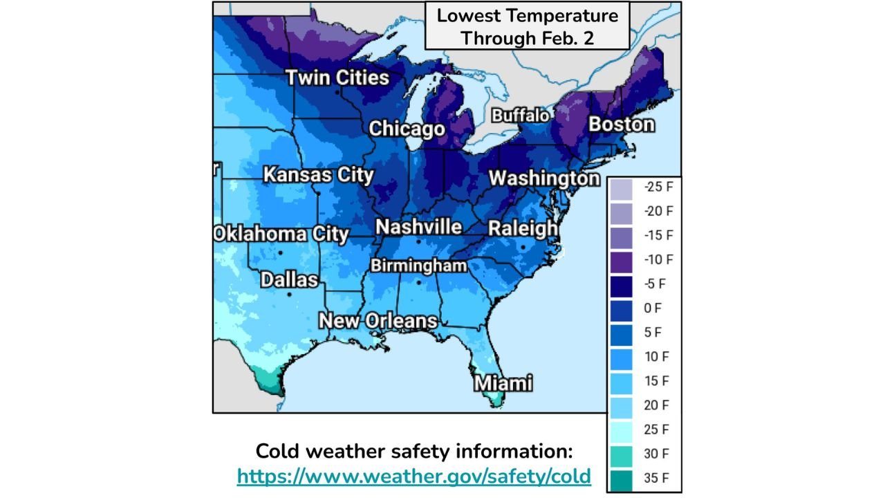 Arctic Blast Locks in Deep Freeze Across Florida, Georgia, the ...